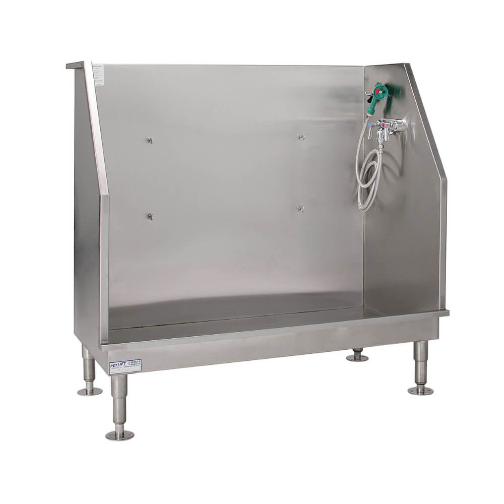Petlift Monster Stainless Veterinary Bath Tub - 58in - Infinium Veterinary