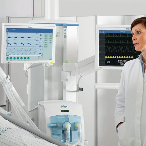 Refurbished Drager Evita Infinity V500 Respiratory Ventilator ...
